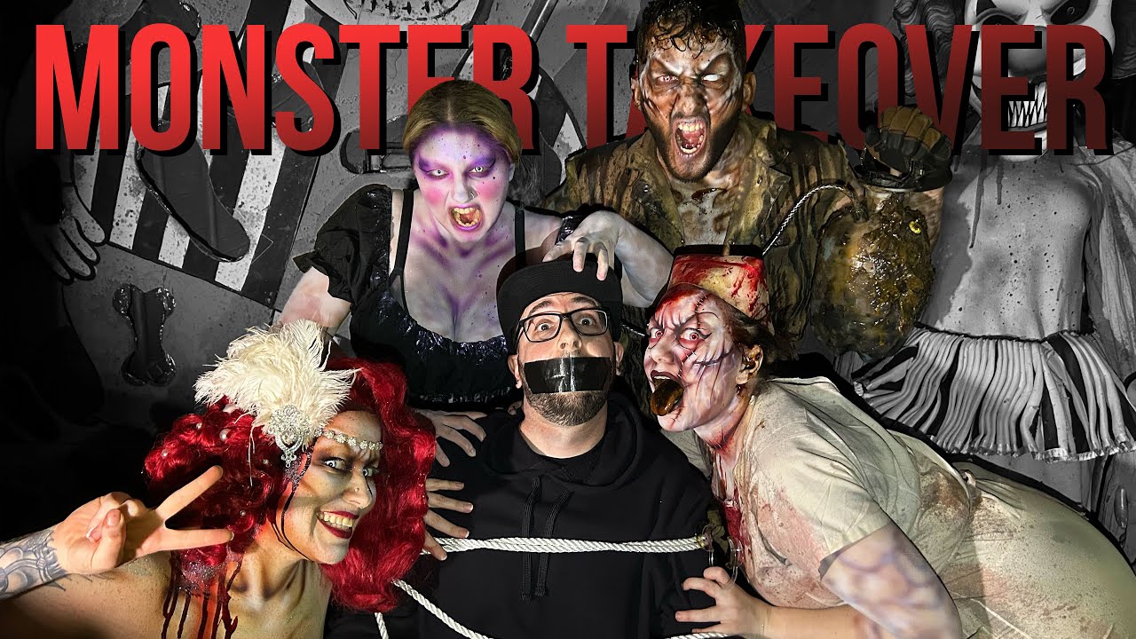 VLOG: MONSTER TAKEOVER at Laurel's House of Horror! | FULL Tour & Haunt ...