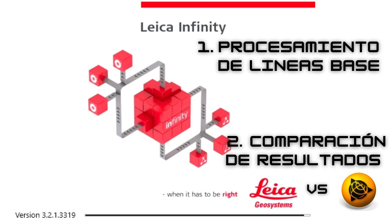 PROCESAMIENTO DE LINEAS BASE CON LEICA INFINITY Y COMPARACION DE RESULTADOS CON TBC - YouTube