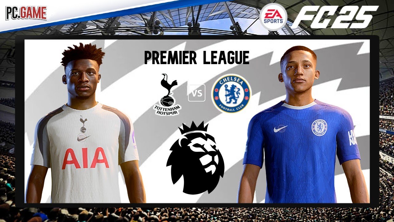 Tottenham vs Chelsea | Premier League - Kudus & Gittens | FC 25 - YouTube
