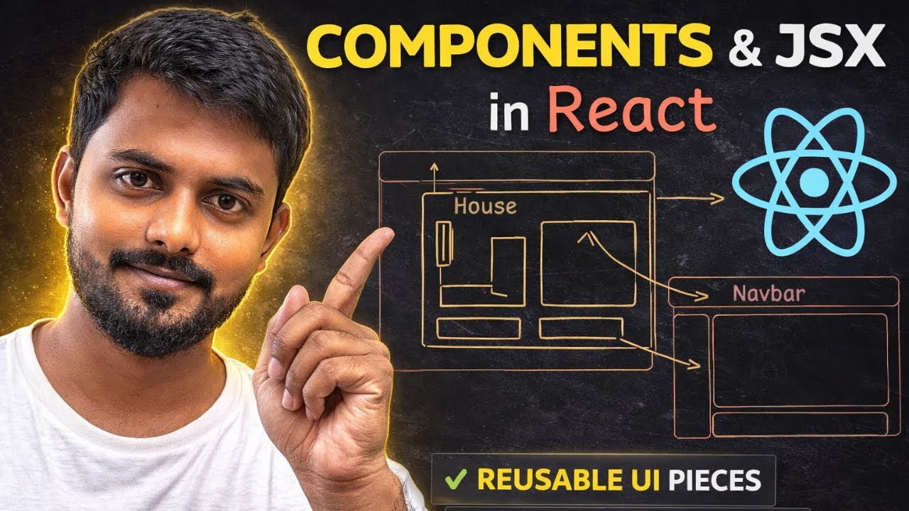 Components & JSX in React Explained with Real-Life Examples - YouTube