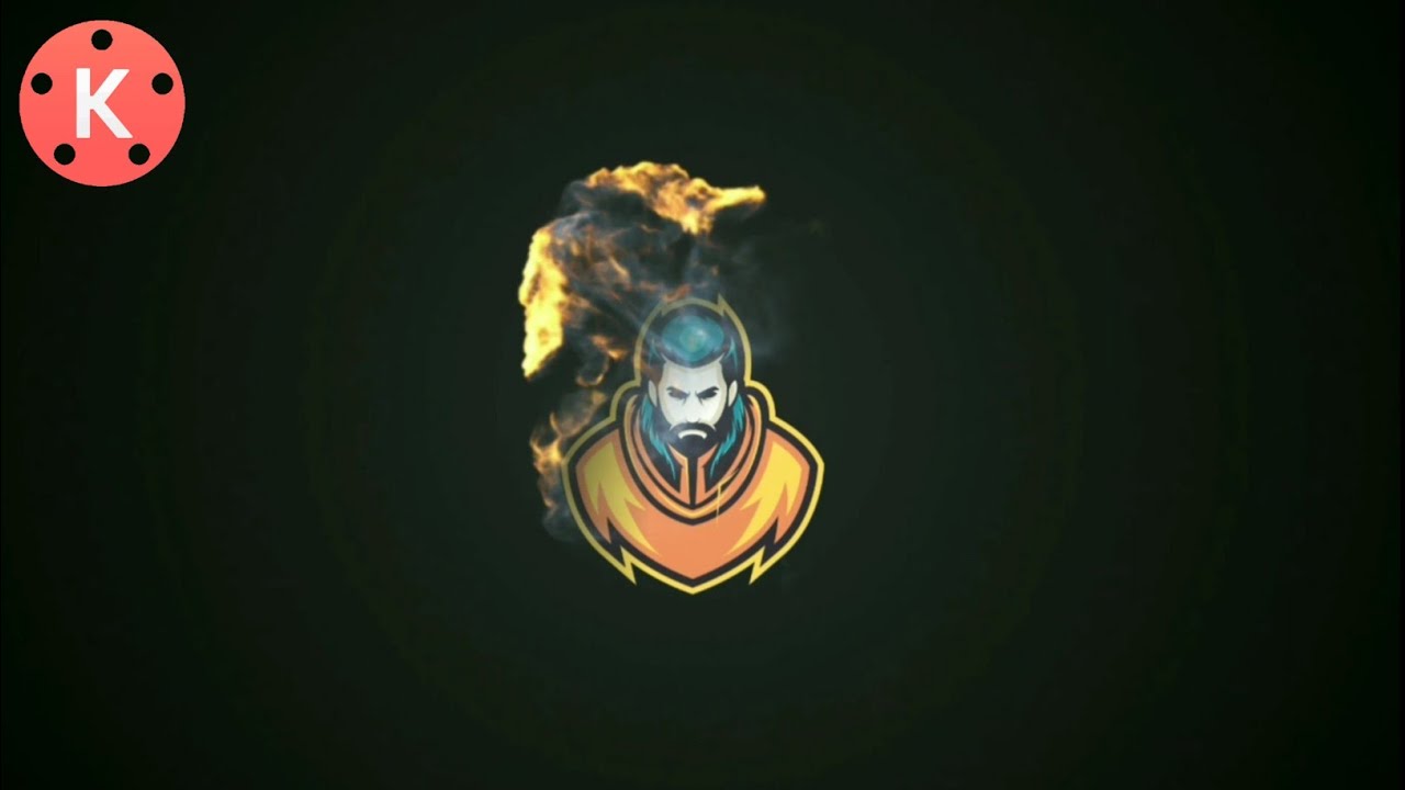 How to make Buring logo reveal Amination intro in kinemaster || HKTECH ...