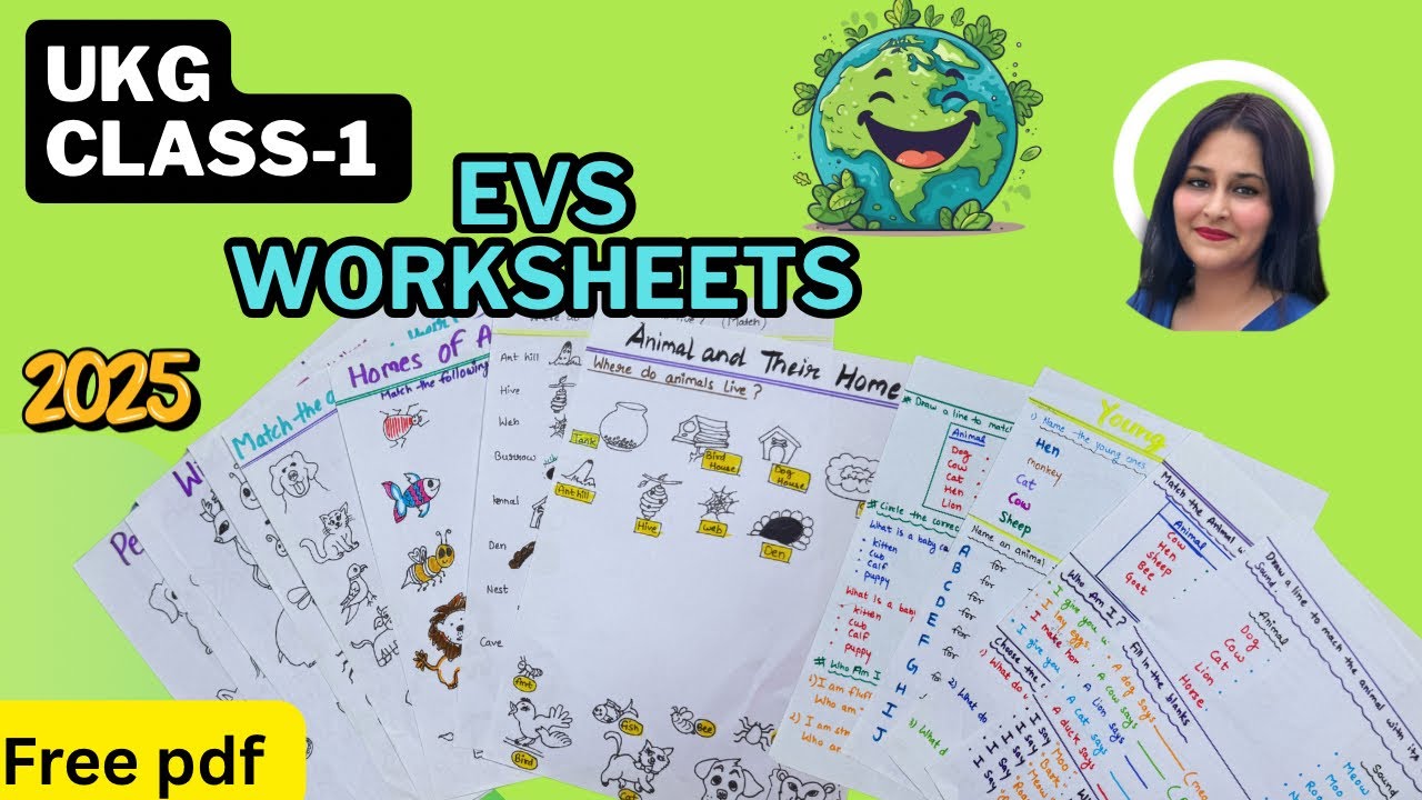 EVS Worksheets for UKG | EVS Worksheets for Grade-1 | EVS Worksheets ...