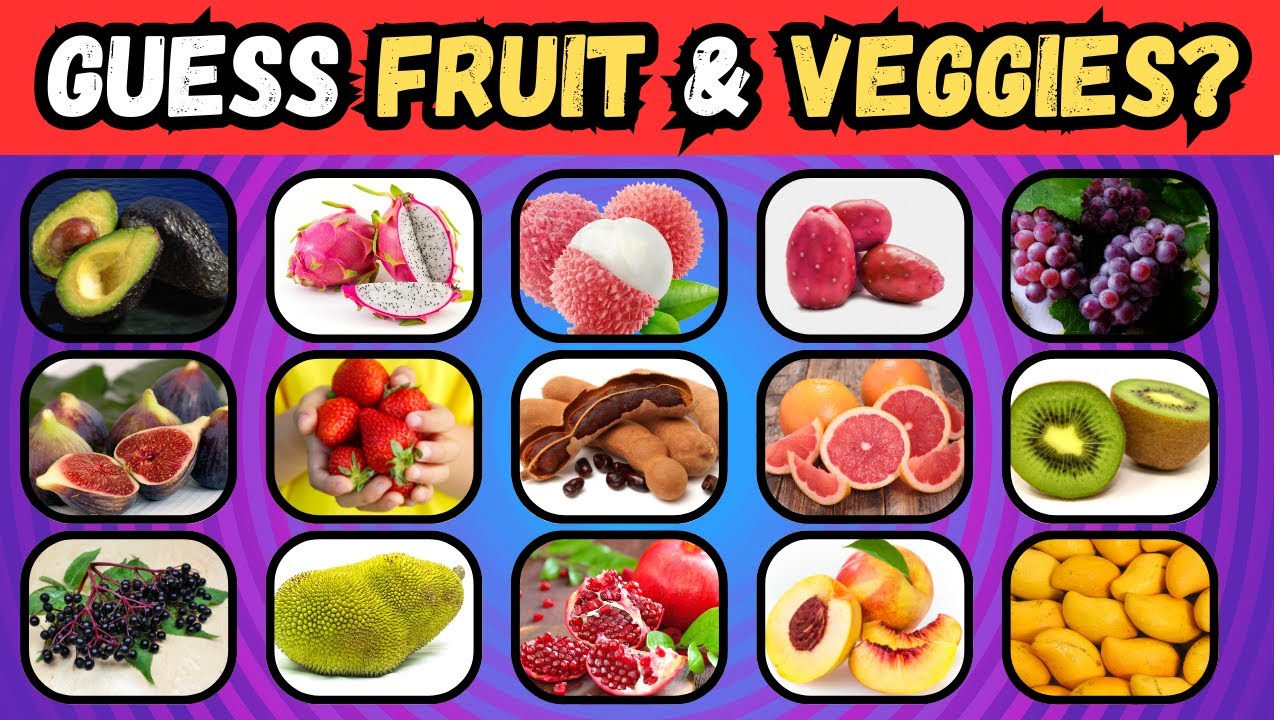 Guess the Fruit in 3 Seconds 🍍🍓🍌 | 50 Different Types of Fruit ...