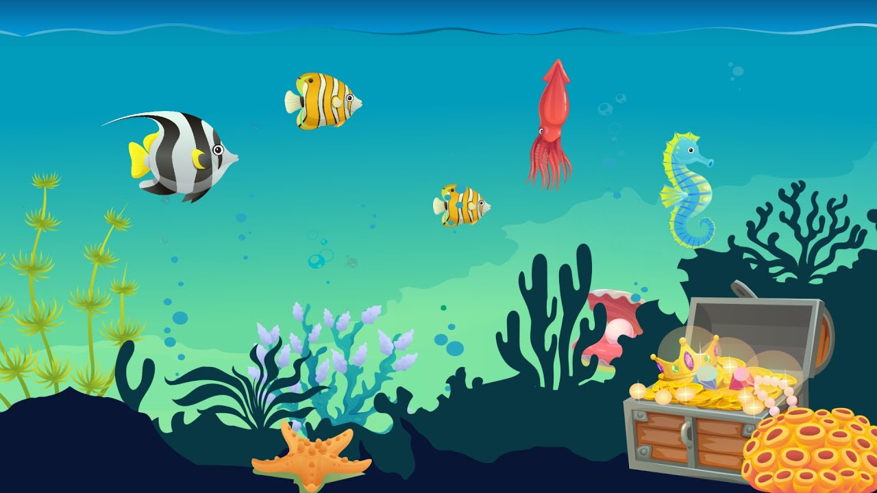 UNDERWATER SERIES PARALLAX SUNKEN SHIP | CARTOON ANIMATOR - YouTube