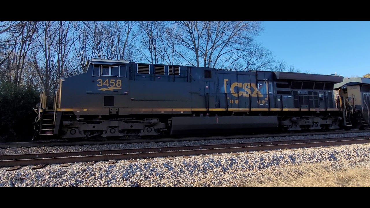 CSX T303-17 Loaded Coal Train Roebuck, SC w/rear DPU (Gainesville ...