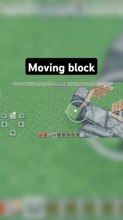 Minecraft how to make moving block #minecraft #buildhacks #moving #block - YouTube