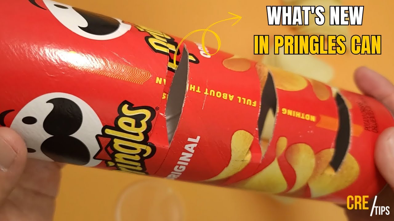 How do you get the Pringles chip easily. It's revolutionary pack which ...