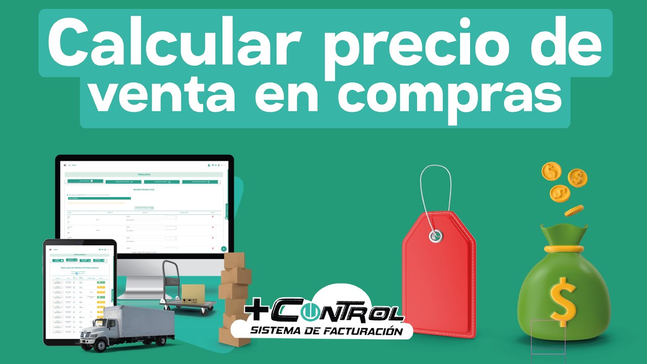 COMO CALCULAR PRECIOS DE VENTAS EN COMPRAS EN MAS CONTROL - YouTube