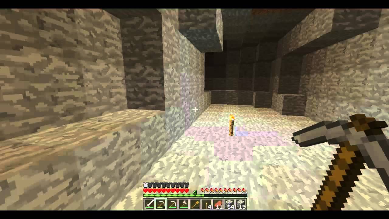 minecraft ep 2 andiamo in caverna - YouTube