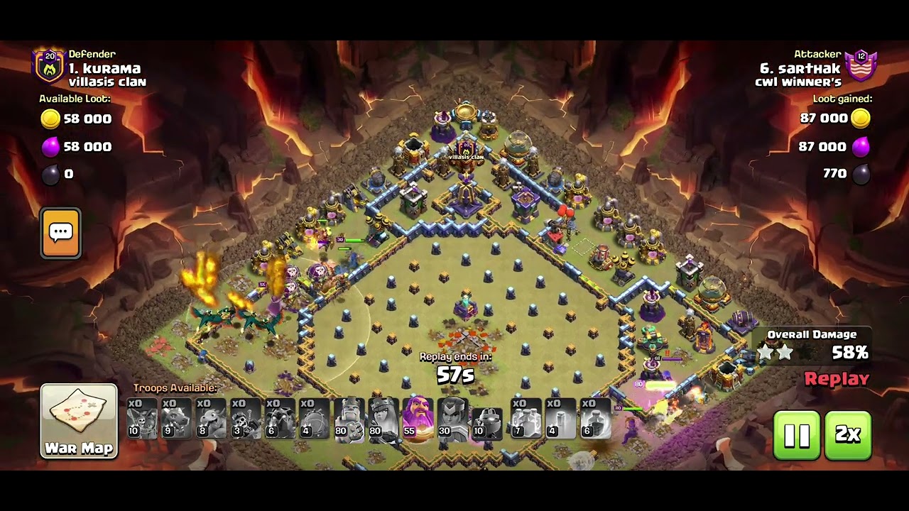 th 14 vs th 16 easy 3 star on popular toxic base of th 16 with super ...