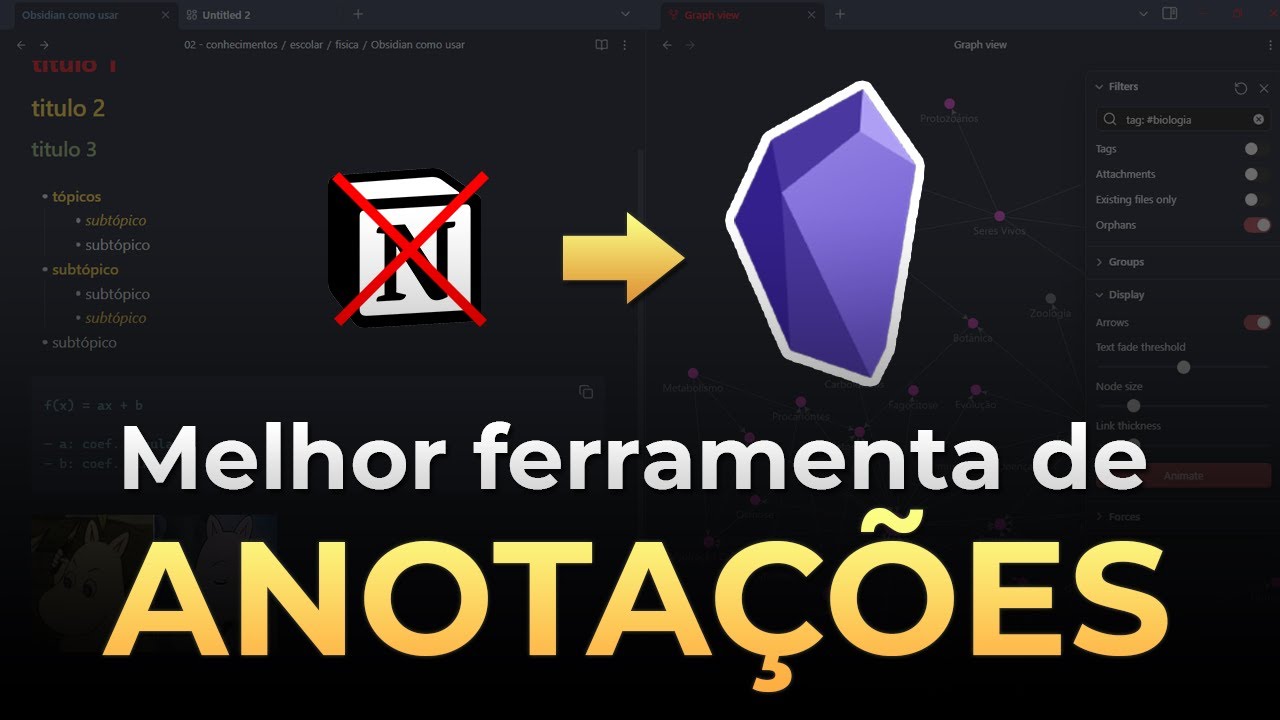 Como usar o Obsidian para Estudar do jeito CERTO - YouTube