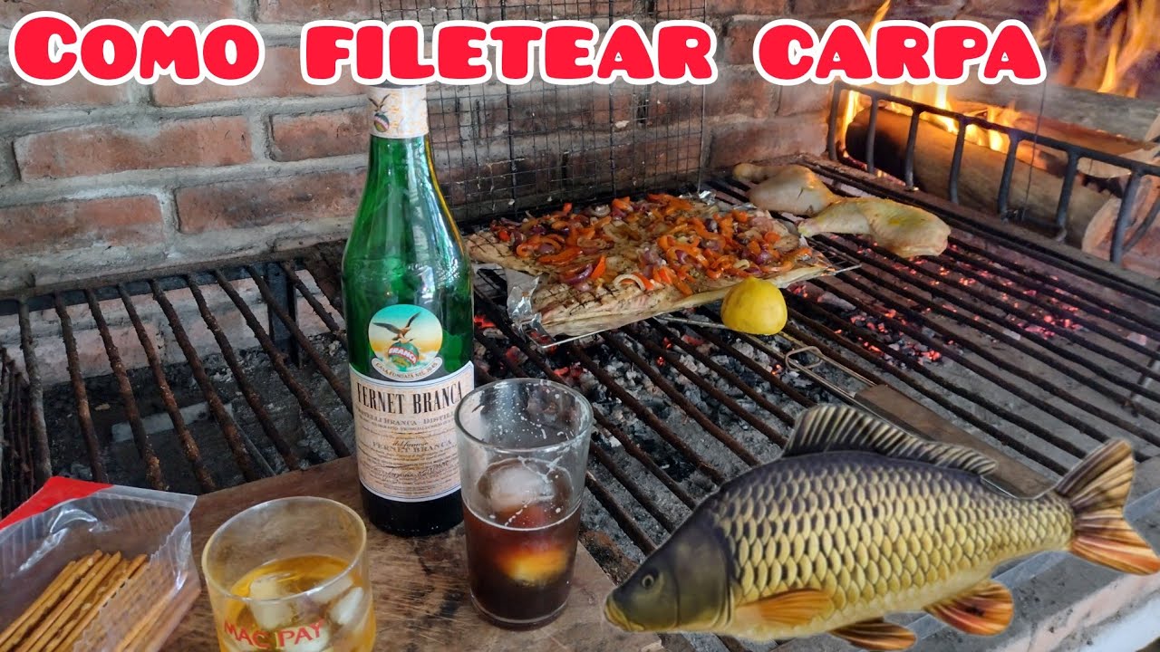 ☑️ CÓMO FILETEAR UNA CARPA PARA PRINCIPIANTES (Para la parrilla o al ...