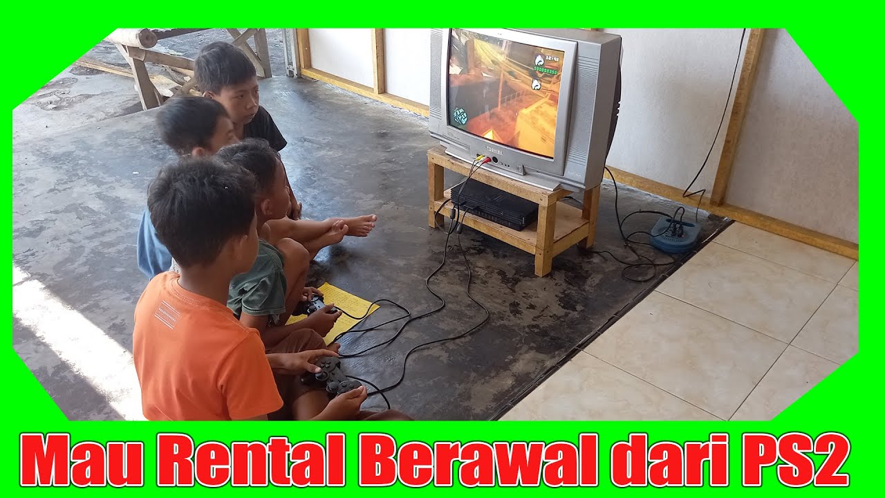 Memulai Rental PlayStation dari PS2, hanya satu doang??? - YouTube