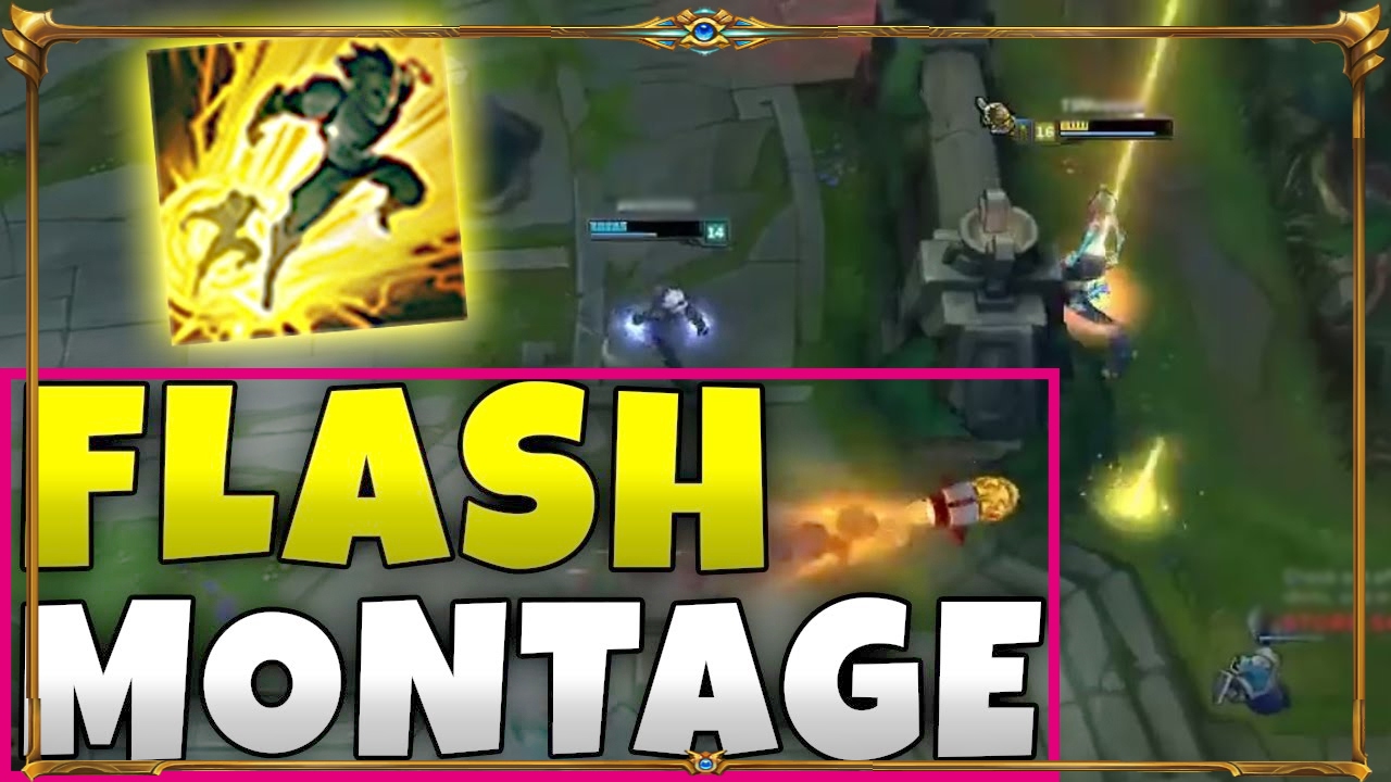 FLASH Montage - Best FLASHES 2017 - League Of Legends Montage - YouTube