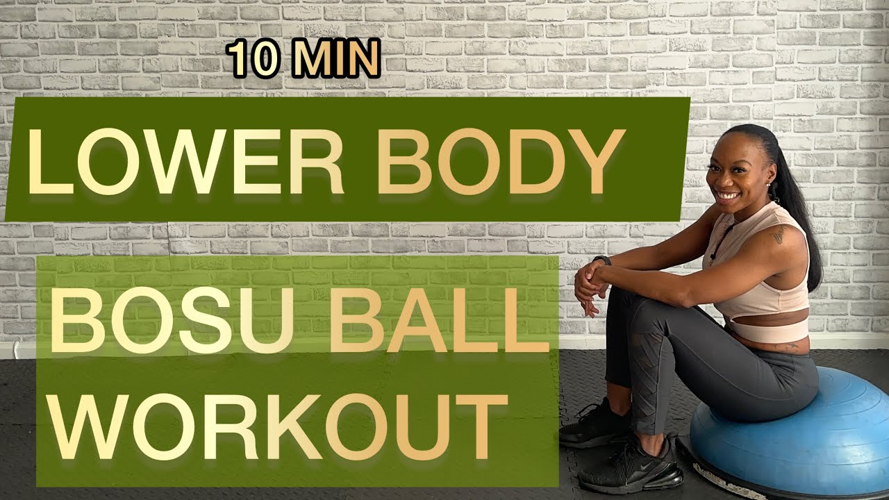 BOSU Ball Leg Workout for Strength and Balance - YouTube