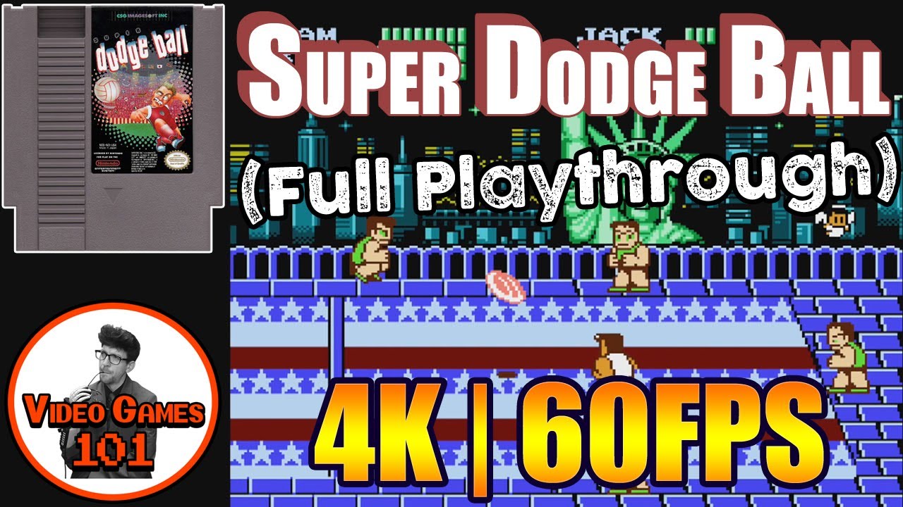 Super Dodge Ball World Cup Playthrough | 4K 60FPS | Video Games 101 ...