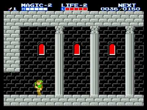 Zelda II: The Adventure of Link - First Castle Playthrough - YouTube
