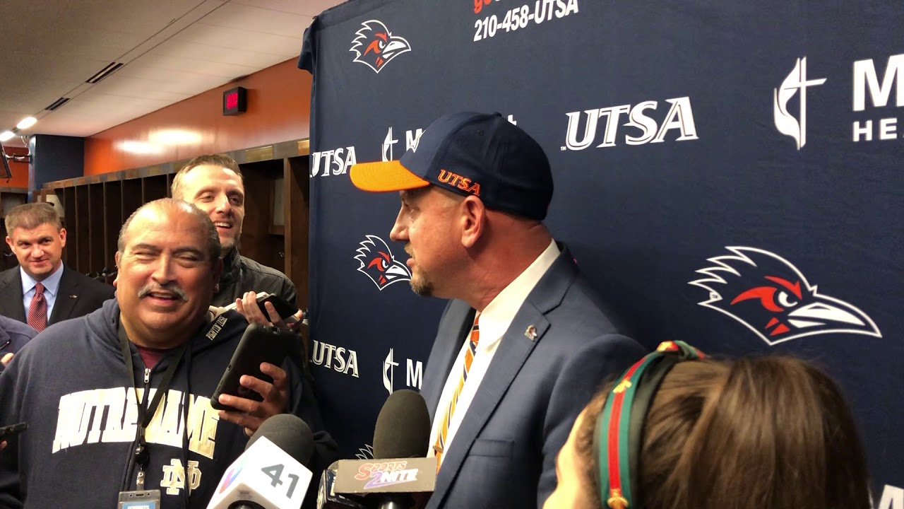 UTSA Head football coach Jeff Traylor meets local media December 10 ...