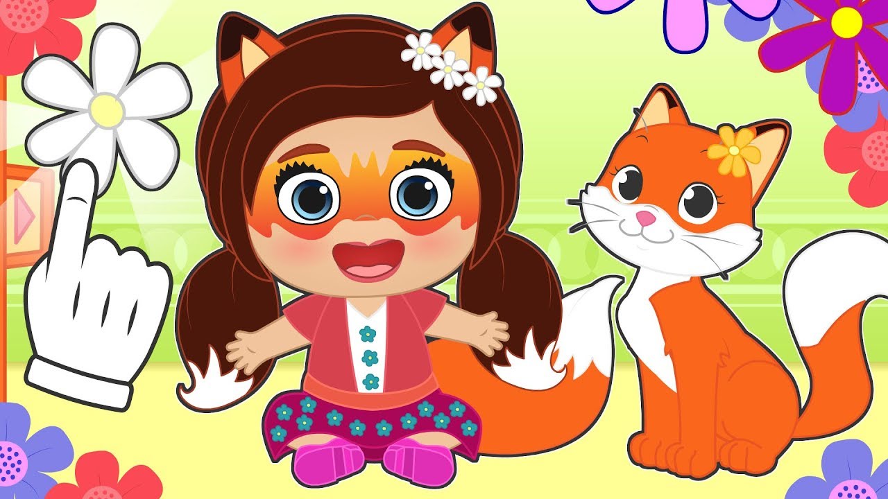 BEBE LILY y KIRA 😺 Lly se disfraza de bebé zorro | Dibujos animados ...