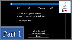 How to Make Text Adventure Game with GUI in Java (COMPLETE) - YouTube