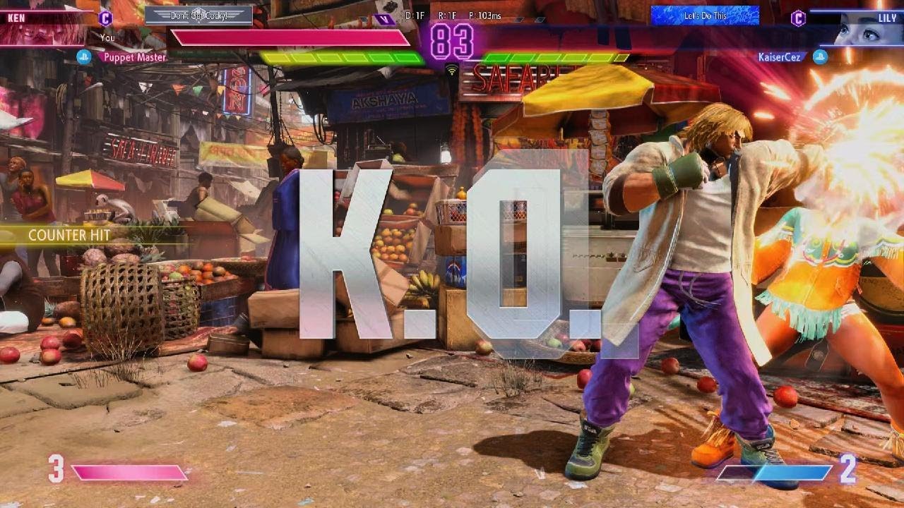 Street Fighter 6 Ken VS Lily Battle HUB - YouTube