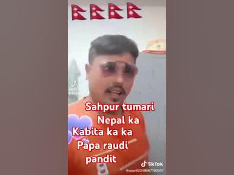 kabita pandit shapur tumari Nepal papa raudi pandit - YouTube