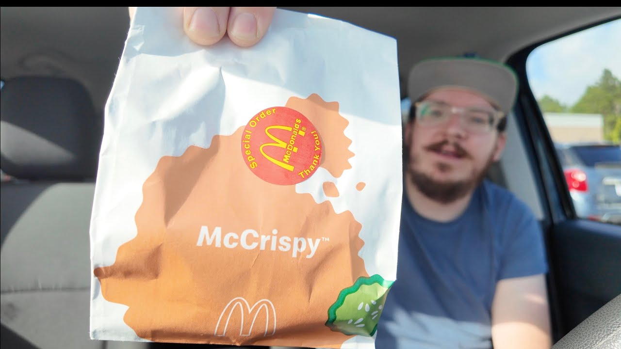 New GOLD sauce Mc crispy review - YouTube