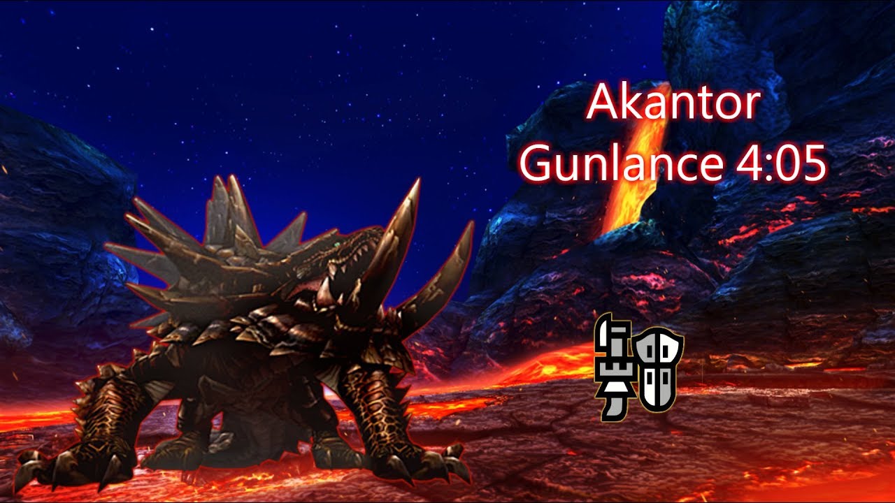 【MHGU MHXX】V10☆ Akantor アカムトルム Valor Gunlance ¤4:05¤ - YouTube