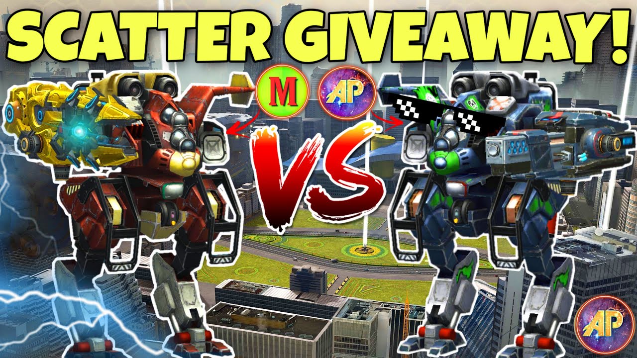🔥 GIVEAWAY SCATTER & 1VS1 WITH @MightySpectorWR || WAR ROBOTS ...