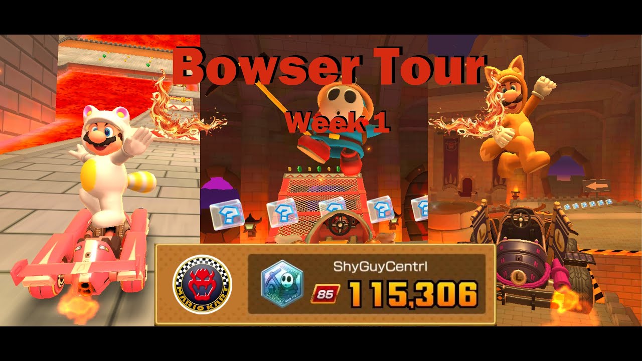Bowser Tour Week 1 - 115,306 Points - YouTube