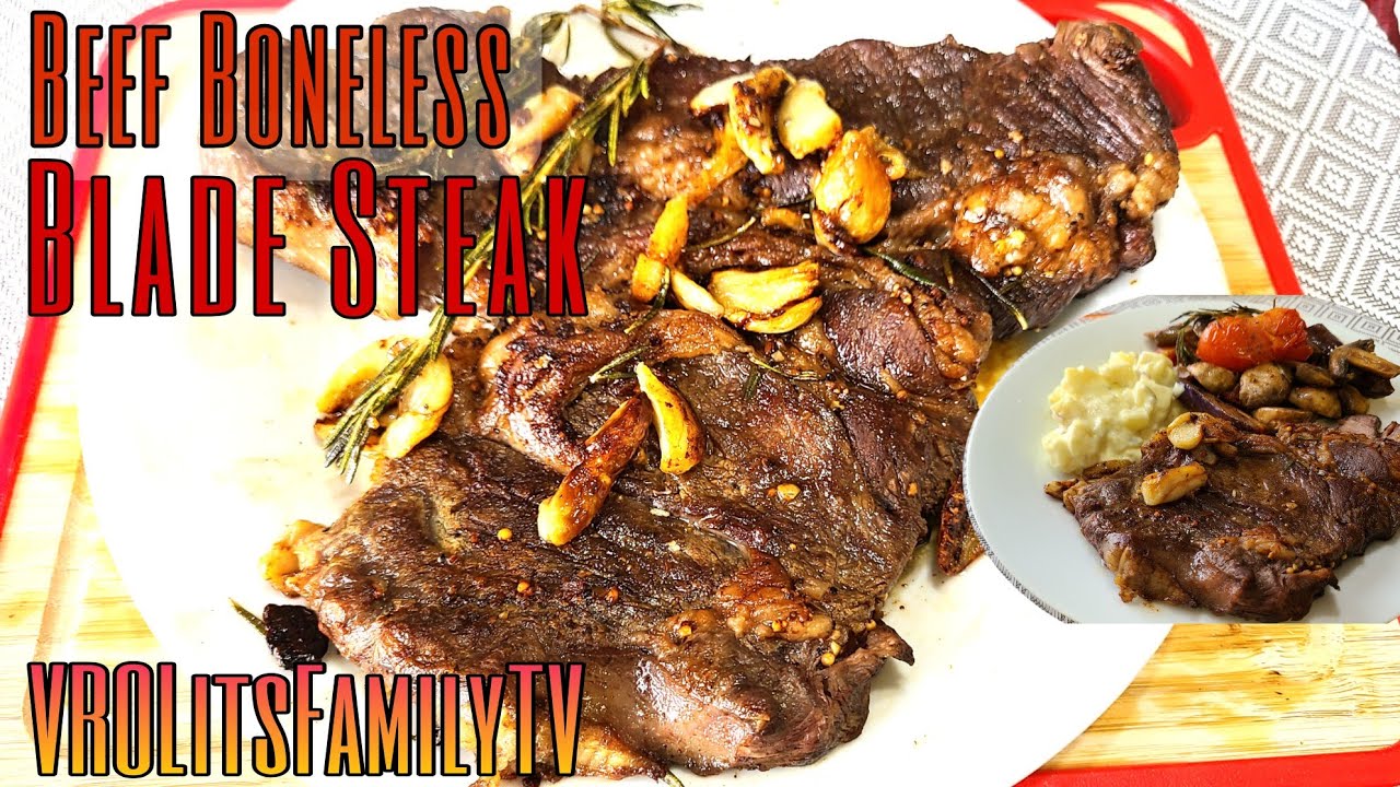 Beef Boneless Blade Steak - YouTube