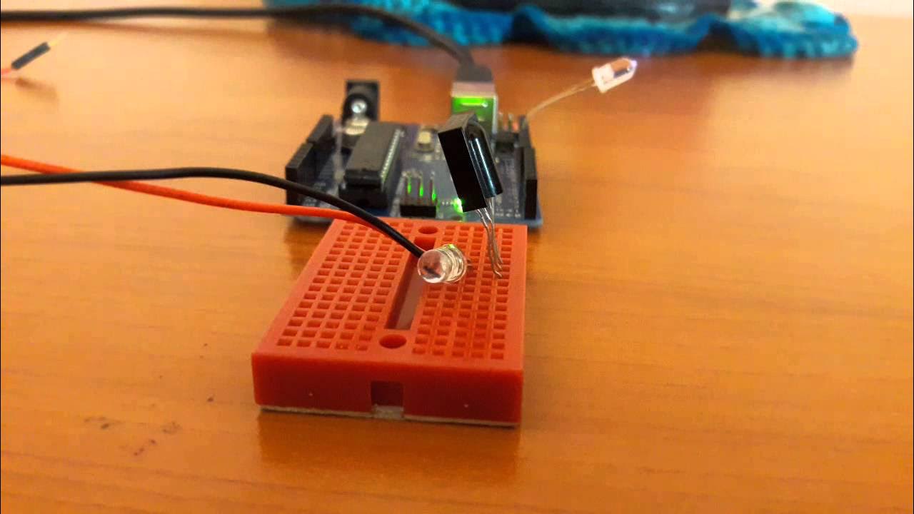 Ir transmitter using arduino simple project - YouTube