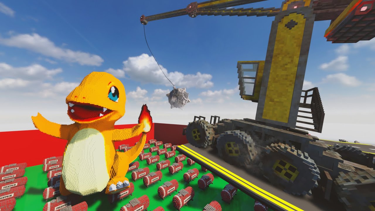 Cars vs Charmander Pokemon 🔥 Teardown - YouTube