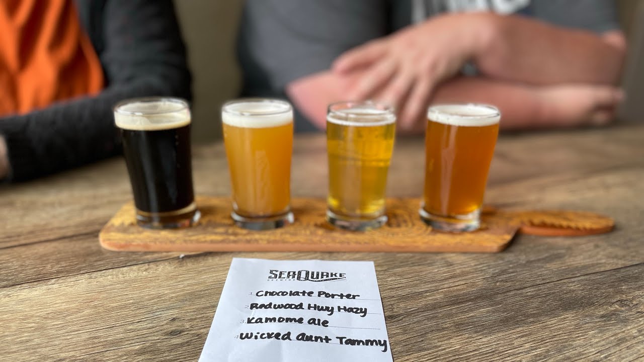 SeaQuake Brewery - Flight 1 - Crescent City, CA - YouTube