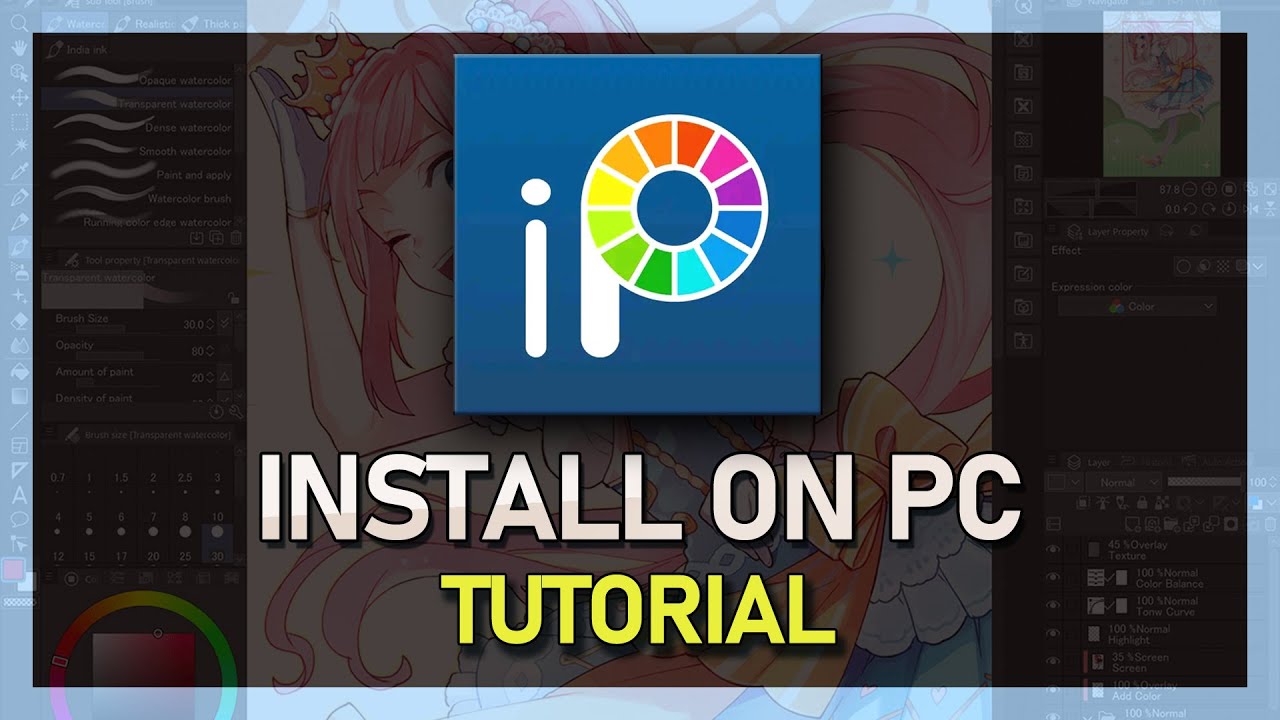How To use ibis Paint X on PC and Mac - YouTube