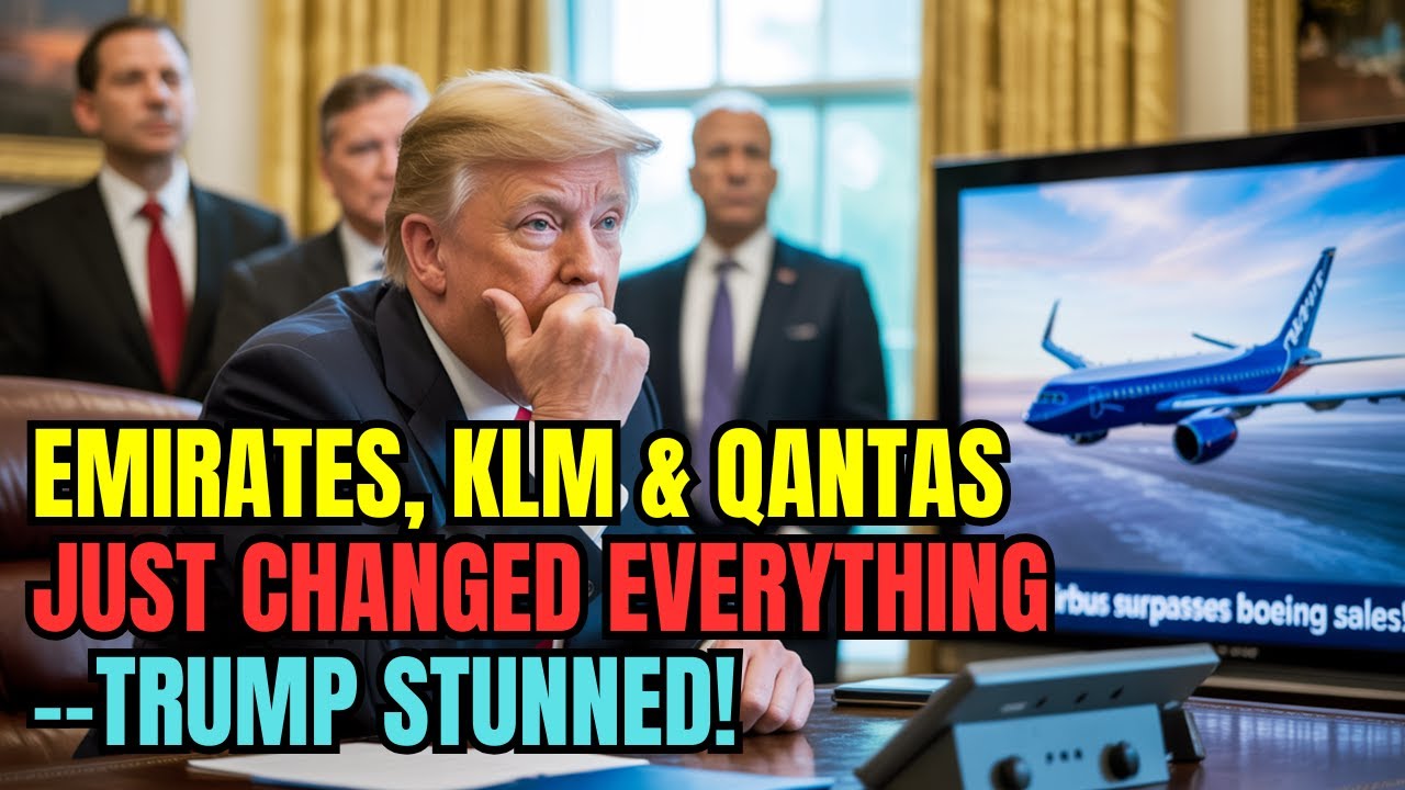 Trump Furious as Emirates, KLM & Qantas Abandon U.S. Plans in Shocking ...
