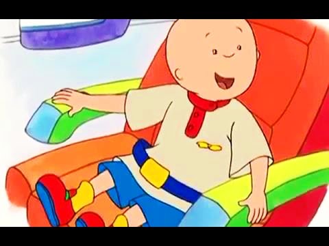 Funny cartoons Caillou english episodes - caillou flies on a plane ...
