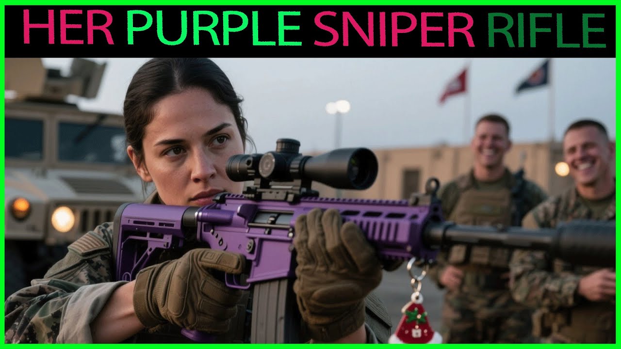 Marines Scoffed at Her Purple Sniper Rifle and Christmas Keychain ...