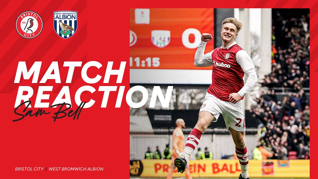 Sam Bell scores his first goal at Ashton Gate! 😍 - YouTube