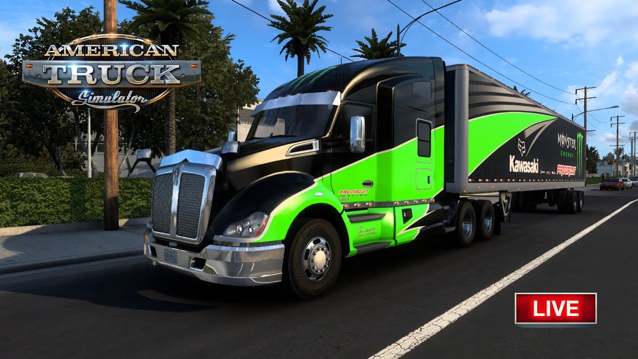 The viewers have spoken, ATS it is! || LIVE || American Truck Simulator ...