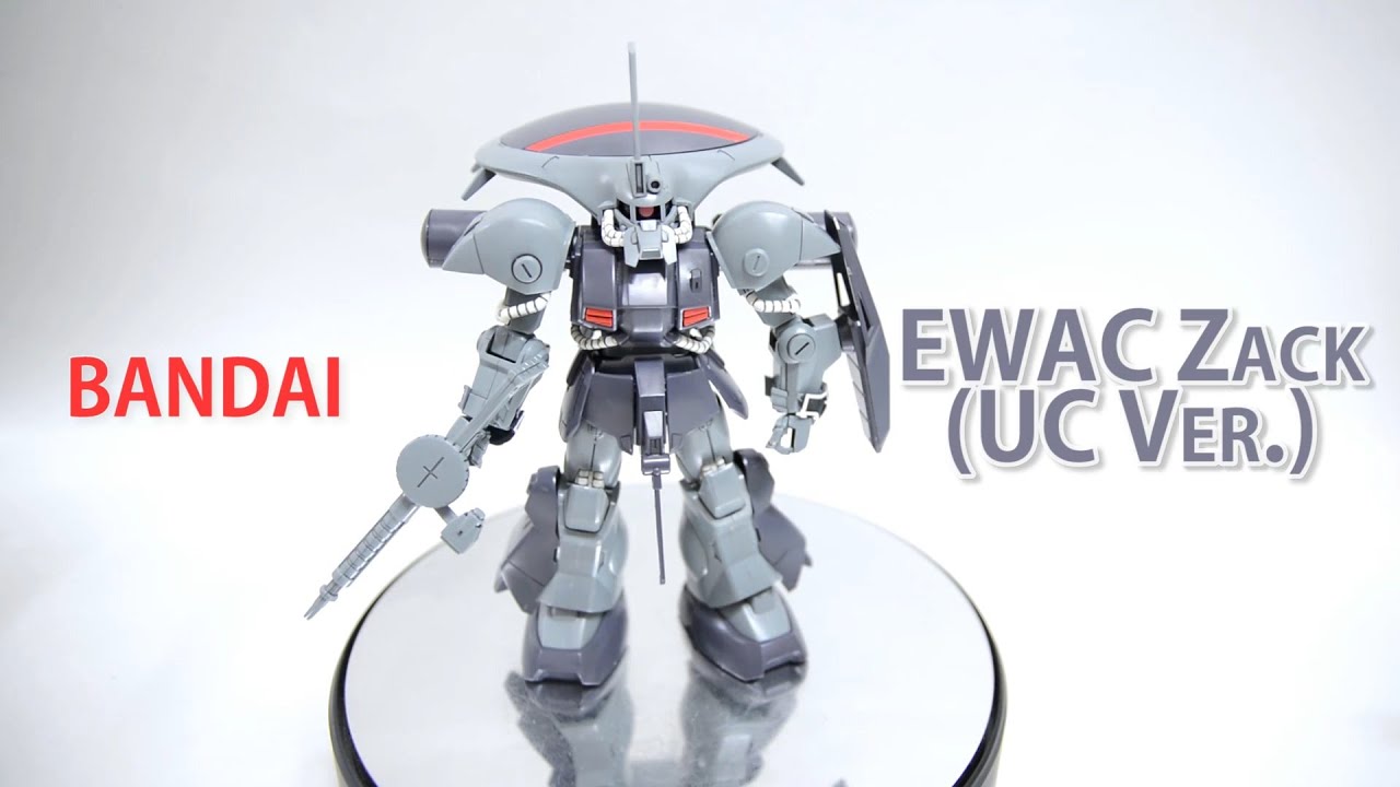 [3D SPIN] HG 1/144 아이잭 (UC VER.) / EWAC Zack (UC Ver.) - YouTube