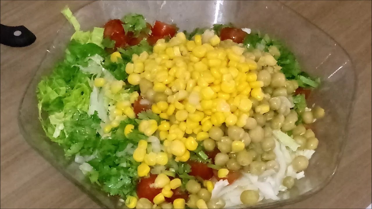 Salada Fácil E Barata De Fazer │receita Simples Youtube