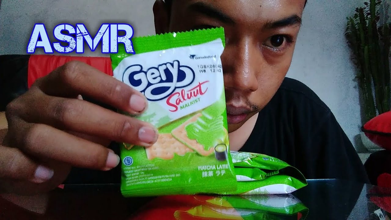 [ASMR] makan Gary salut rasa matcha mantaappp - YouTube