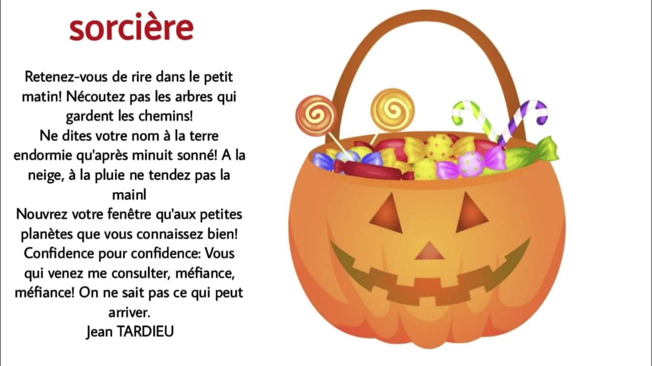 poésie sorcière CP CE1 CE2 #poésie - YouTube