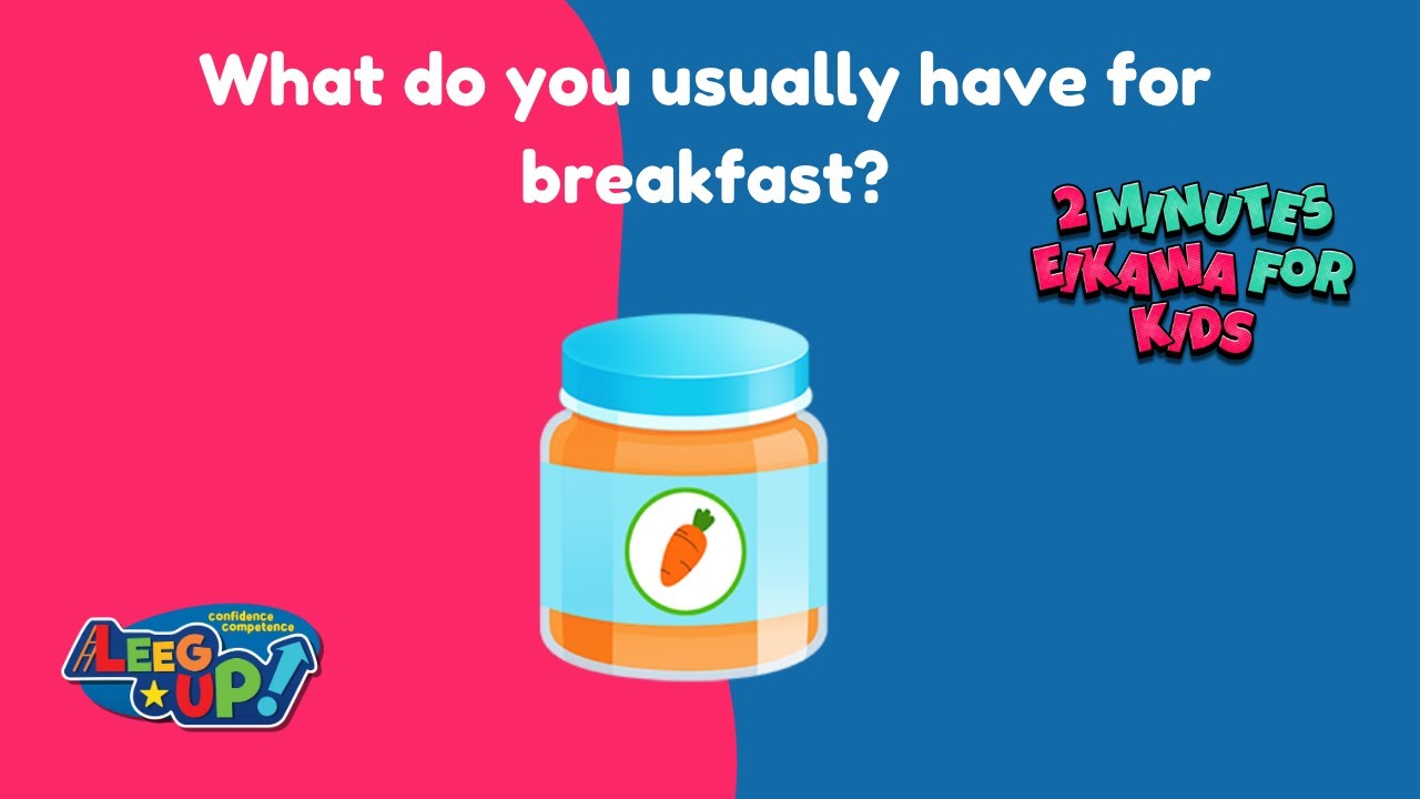 50: What do you usually have for breakfast? - YouTube