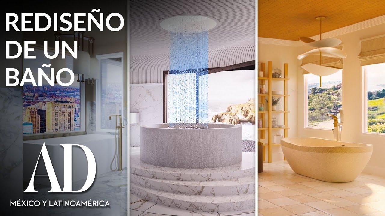 Tres diseñadores transforman el mismo baño, pero con su propio estilo ...