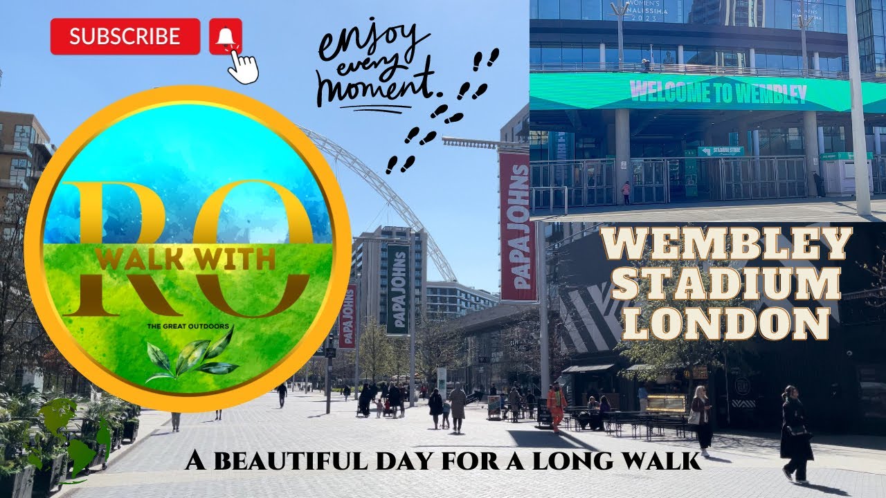 Let’s walk: Wembley stadium 🏟️ london uk #walkwithro - YouTube