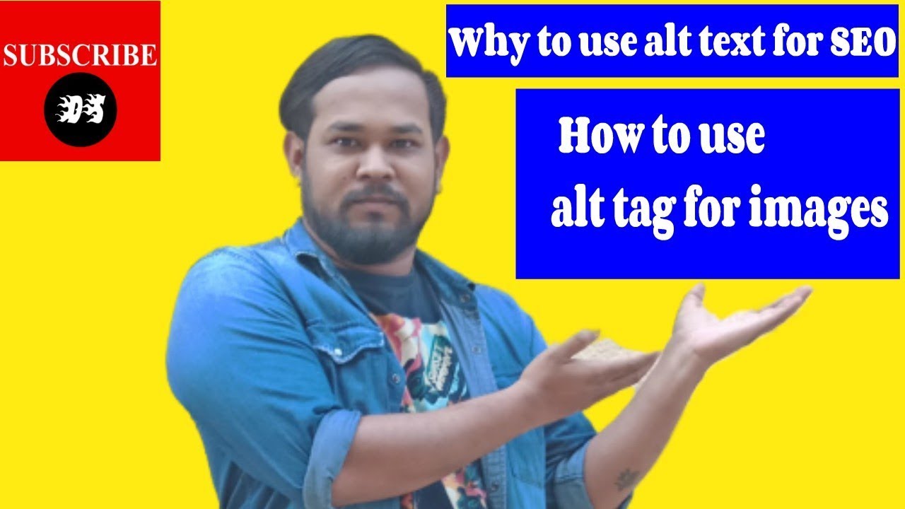 How to use alt tag for images | Why to use alt text for SEO - YouTube