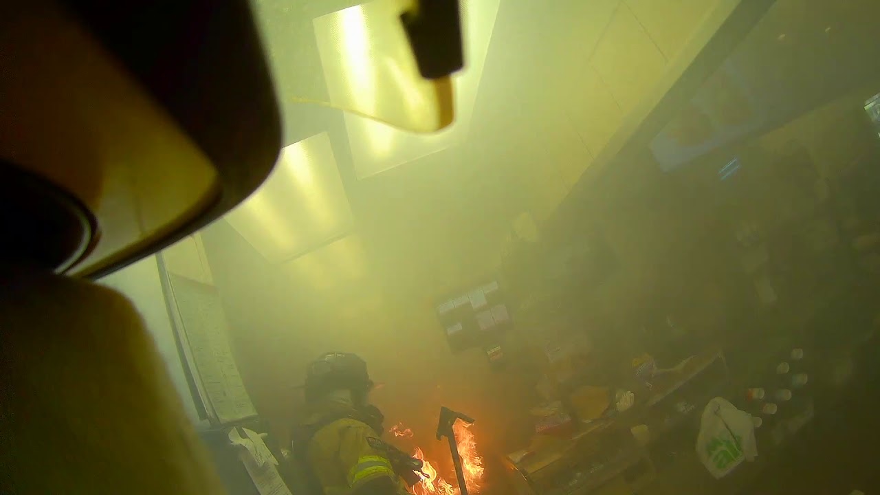 Commercial kitchen fire - Converse FD - YouTube