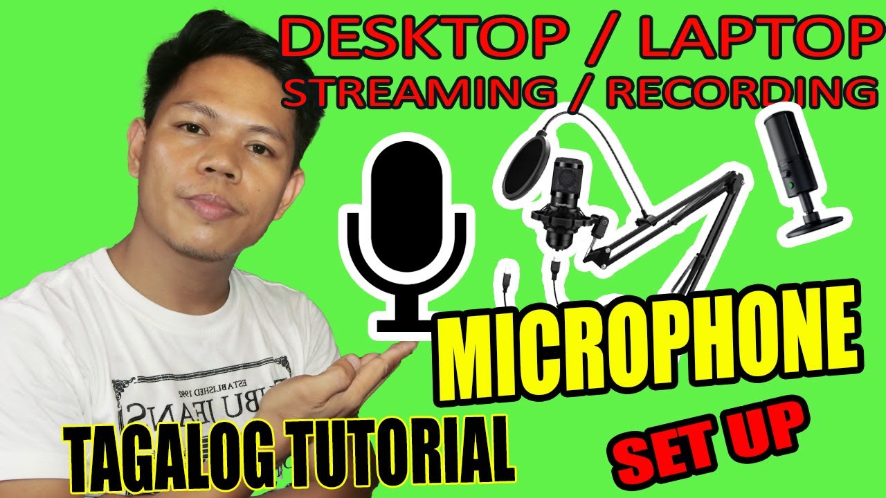 MICROPHONE SET-UP? windows10 | Desktop or Laptop - YouTube